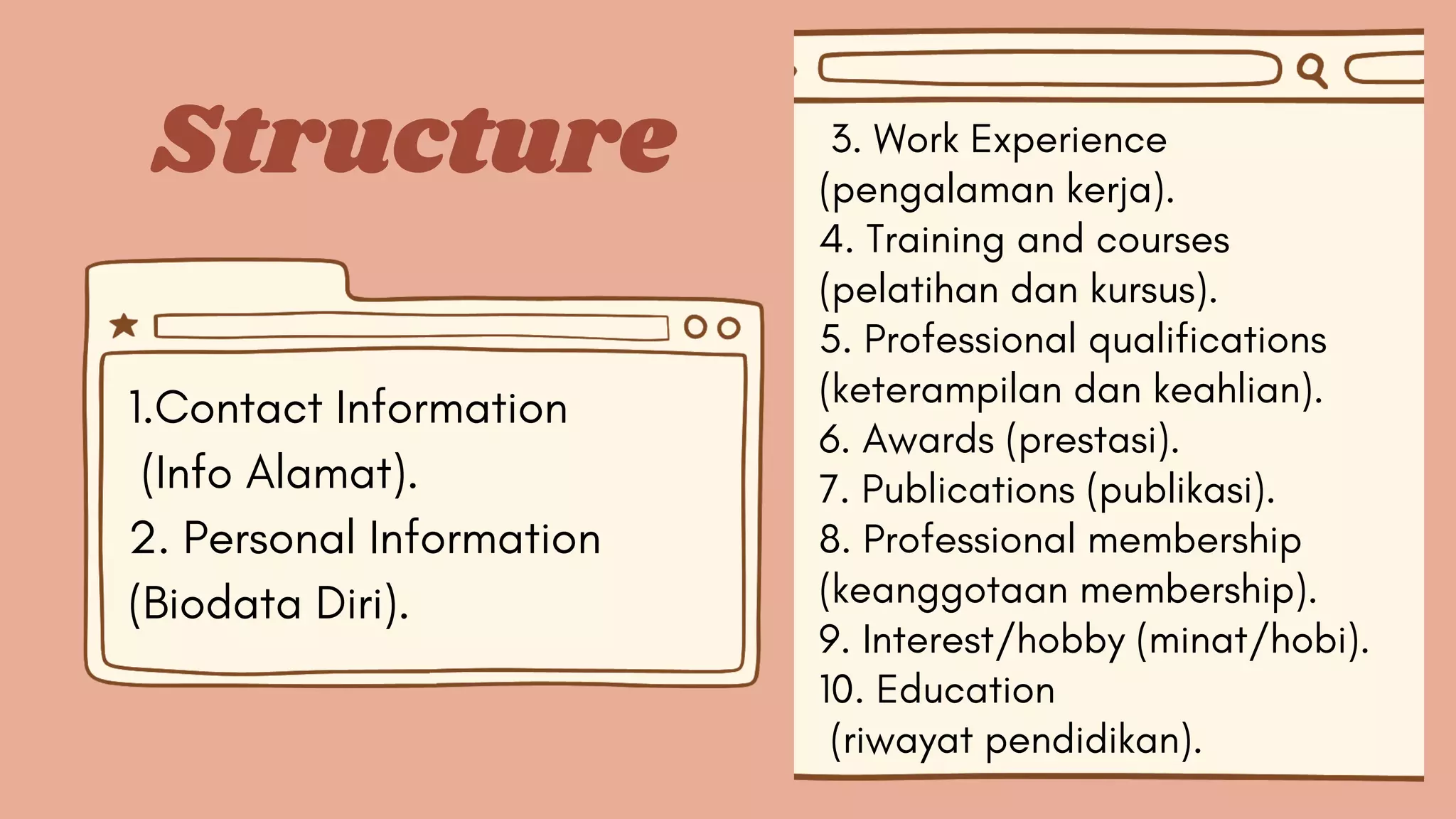 ppt application letter and curriculum vitae | PDF