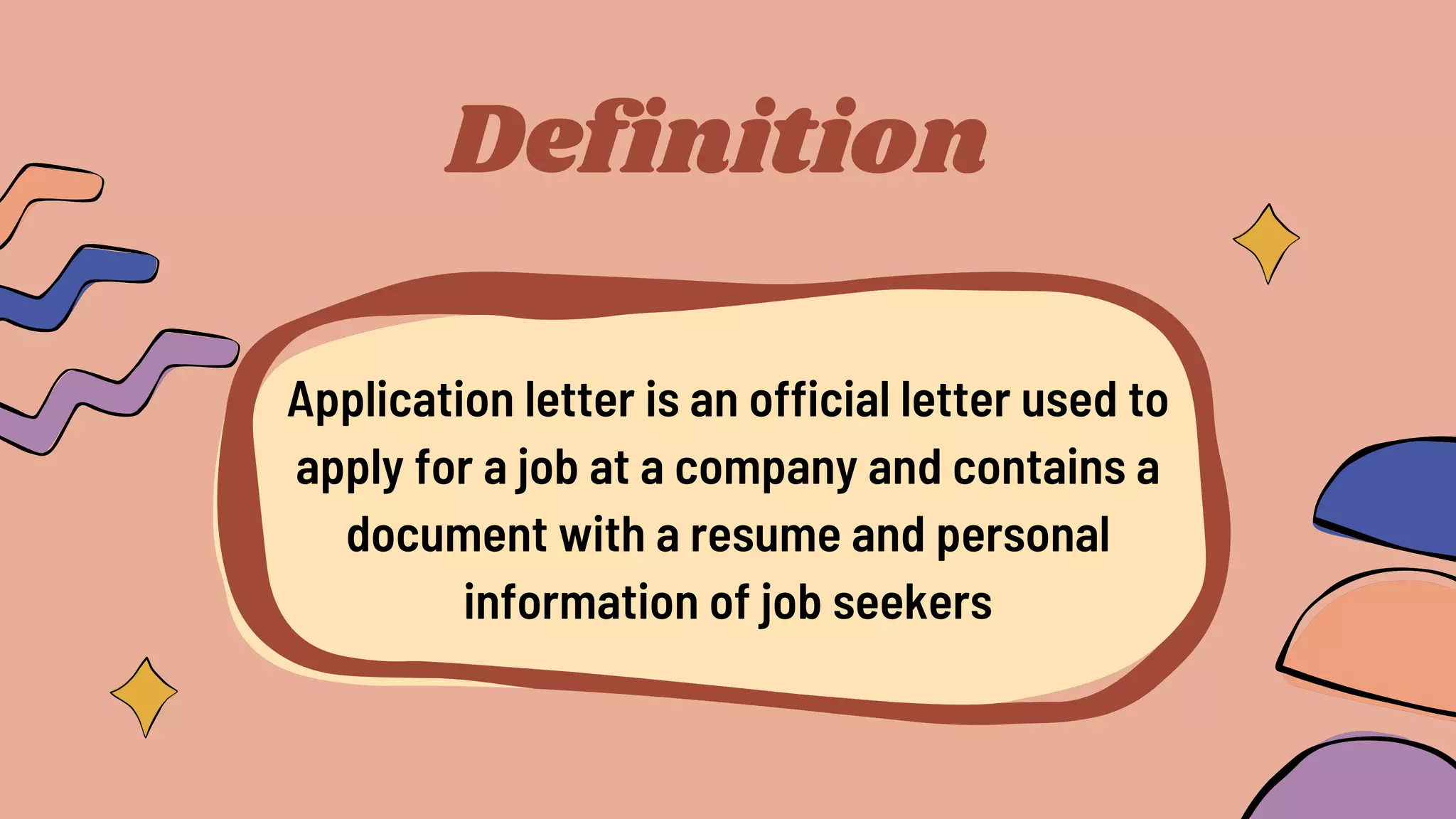 ppt application letter and curriculum vitae | PDF