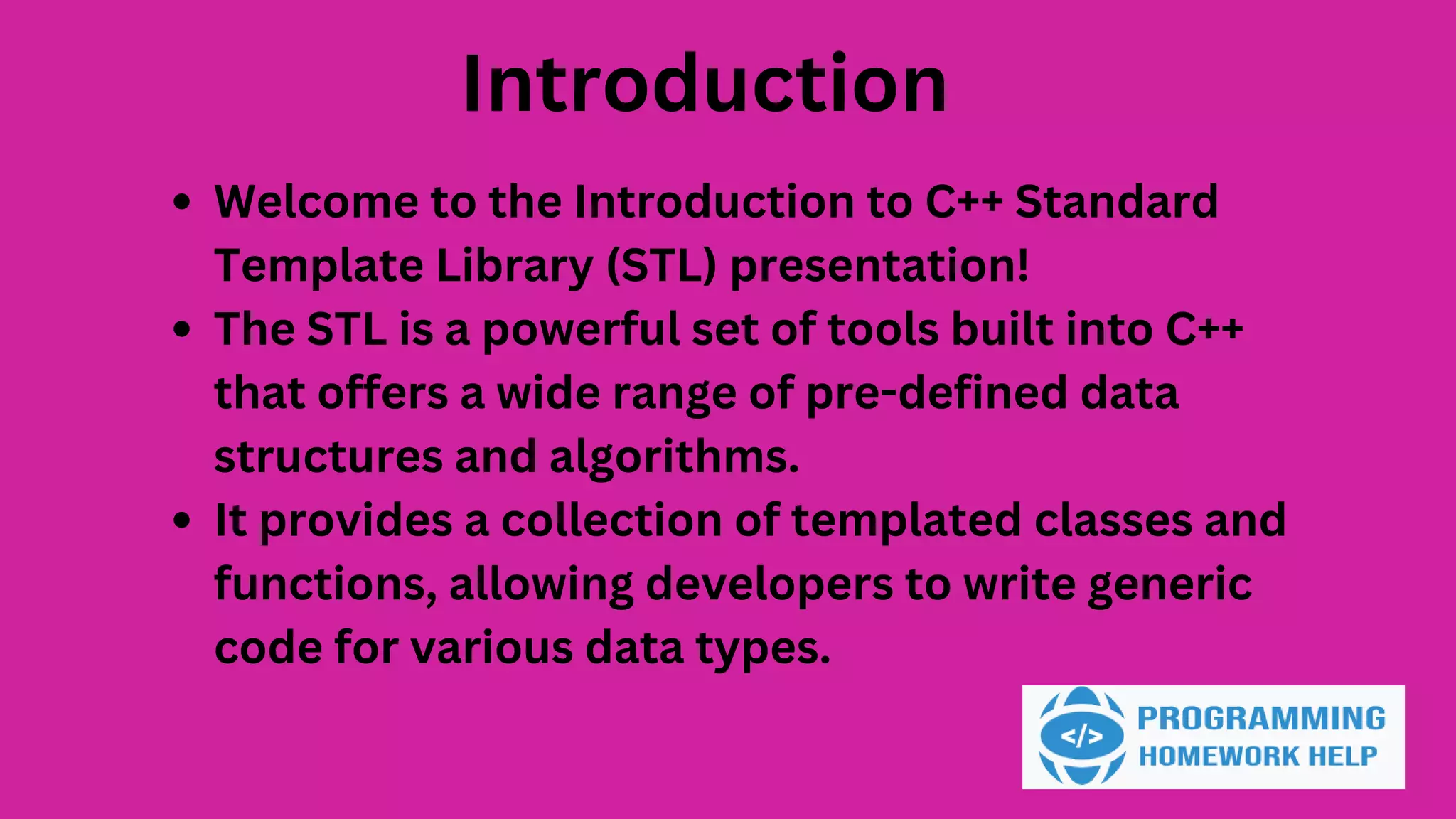 Standard Template Library! | PDF