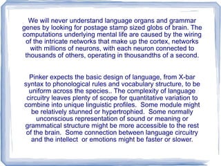 Pinker mind map2 | PPT | Parenting Babies and Toddlers | Parenting