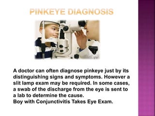 Pinkeye {conjunctivitis} | PPTX