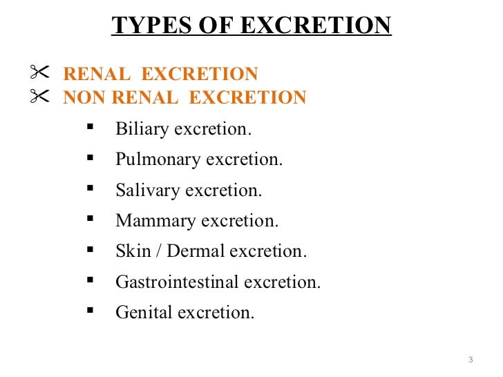 excretion