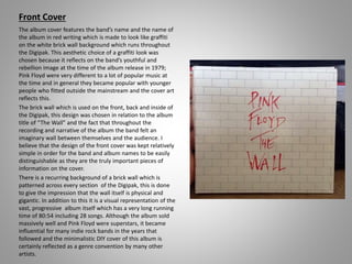 Pink Floyd Digipak | PPTX