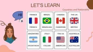 English Class - Presenting Nationalities | PPT