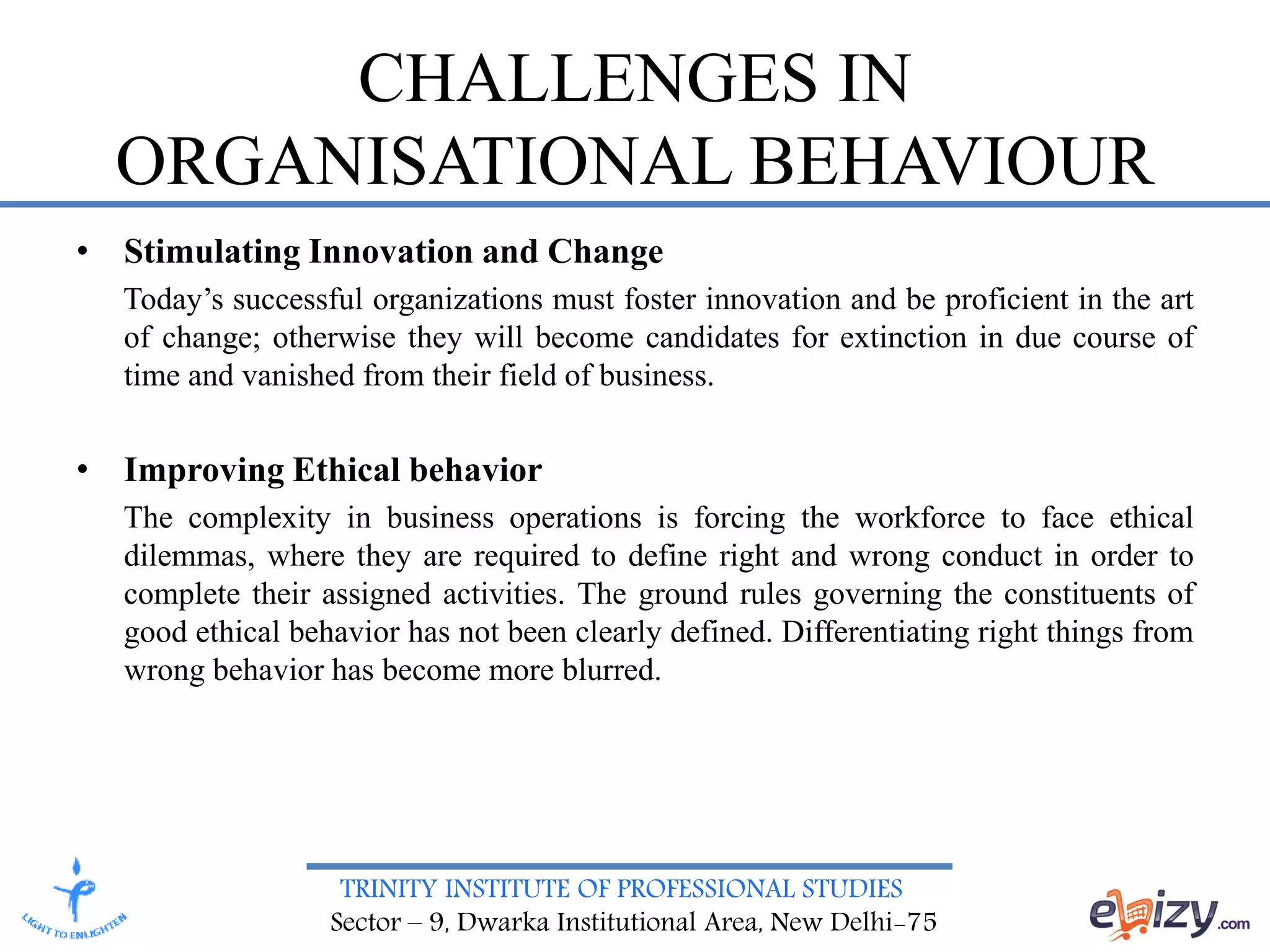 Organisational behaviour | PDF