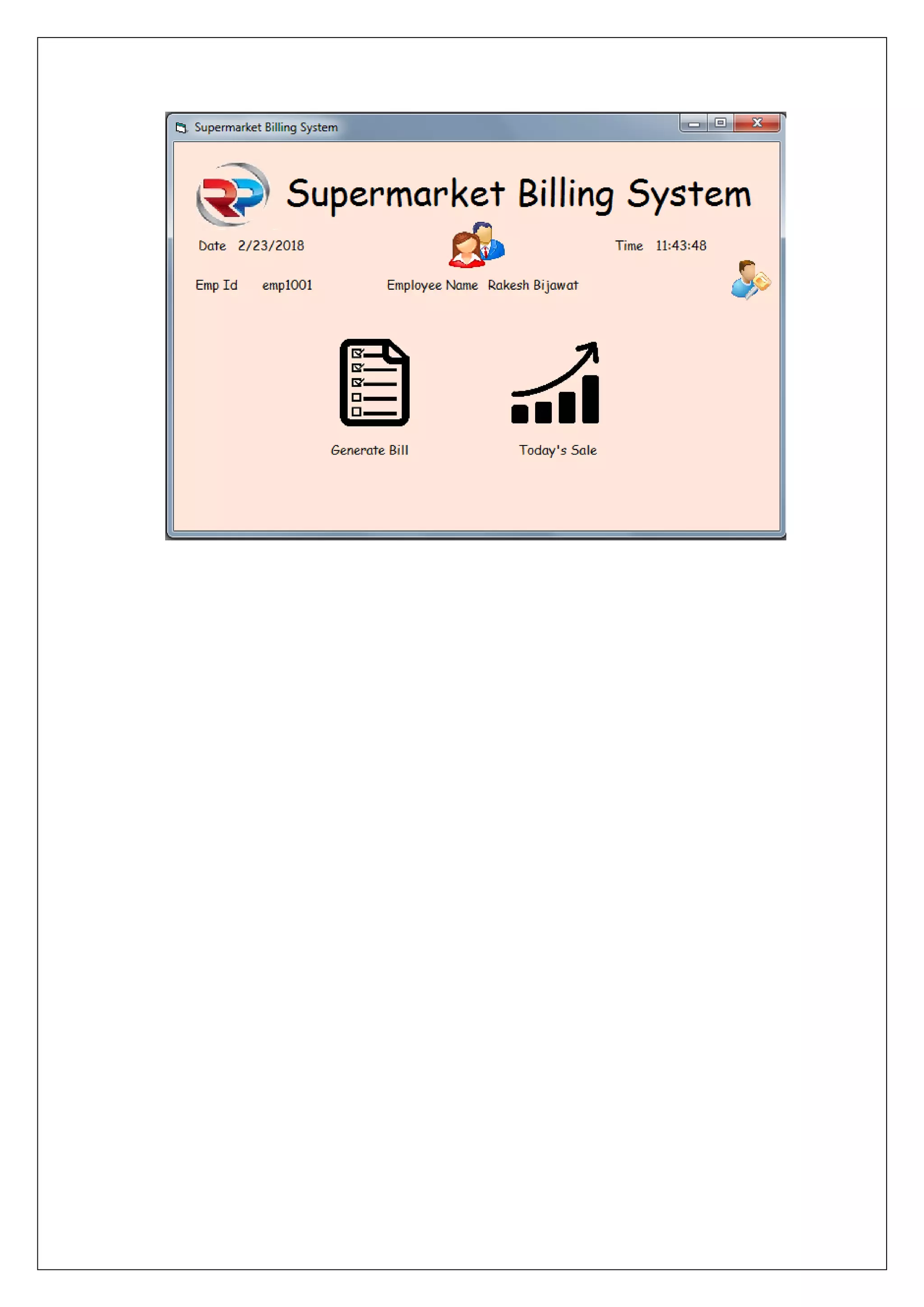 Pinkle makhijani supermarket billing system vb project | PDF | Programming Languages | Computing