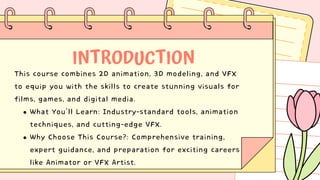🎬 Integrated 2D, 3D Animation & VFX Course 🚀 | PDF