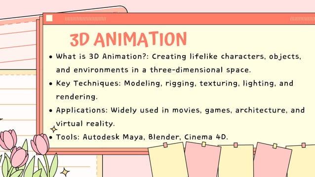 🎬 Integrated 2D, 3D Animation & VFX Course 🚀 | PPT