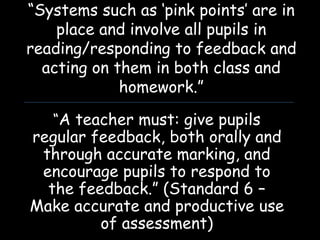 Top tip by Lee Dolphin on using pink points! | PPT