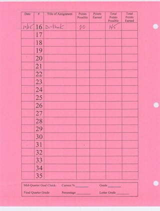 Pink sheet 8_grade | PDF
