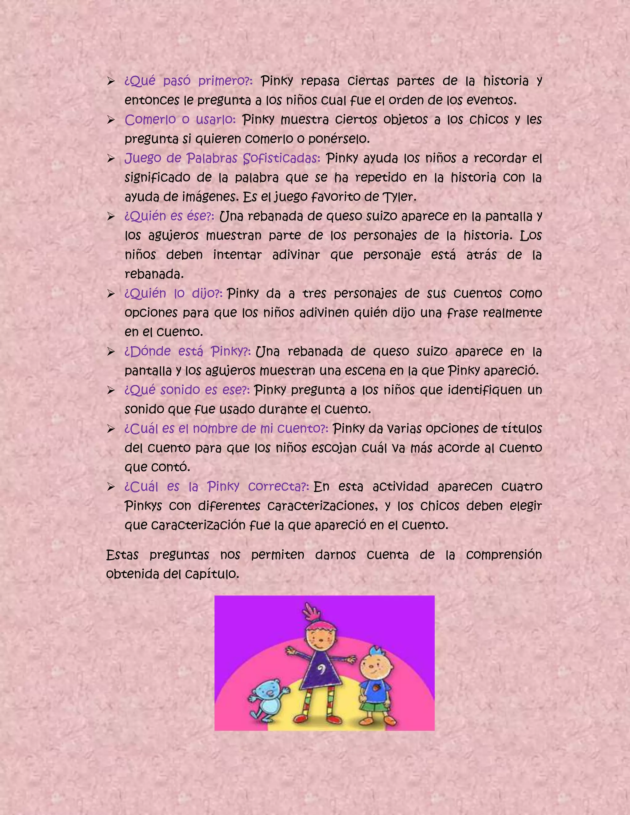 Pinky dinky doo | PDF