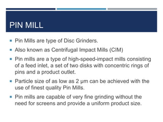 PIN MILLS | PPTX