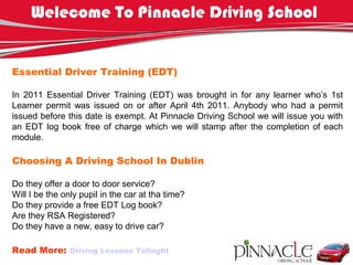 Pinnacle Driving School | PDF