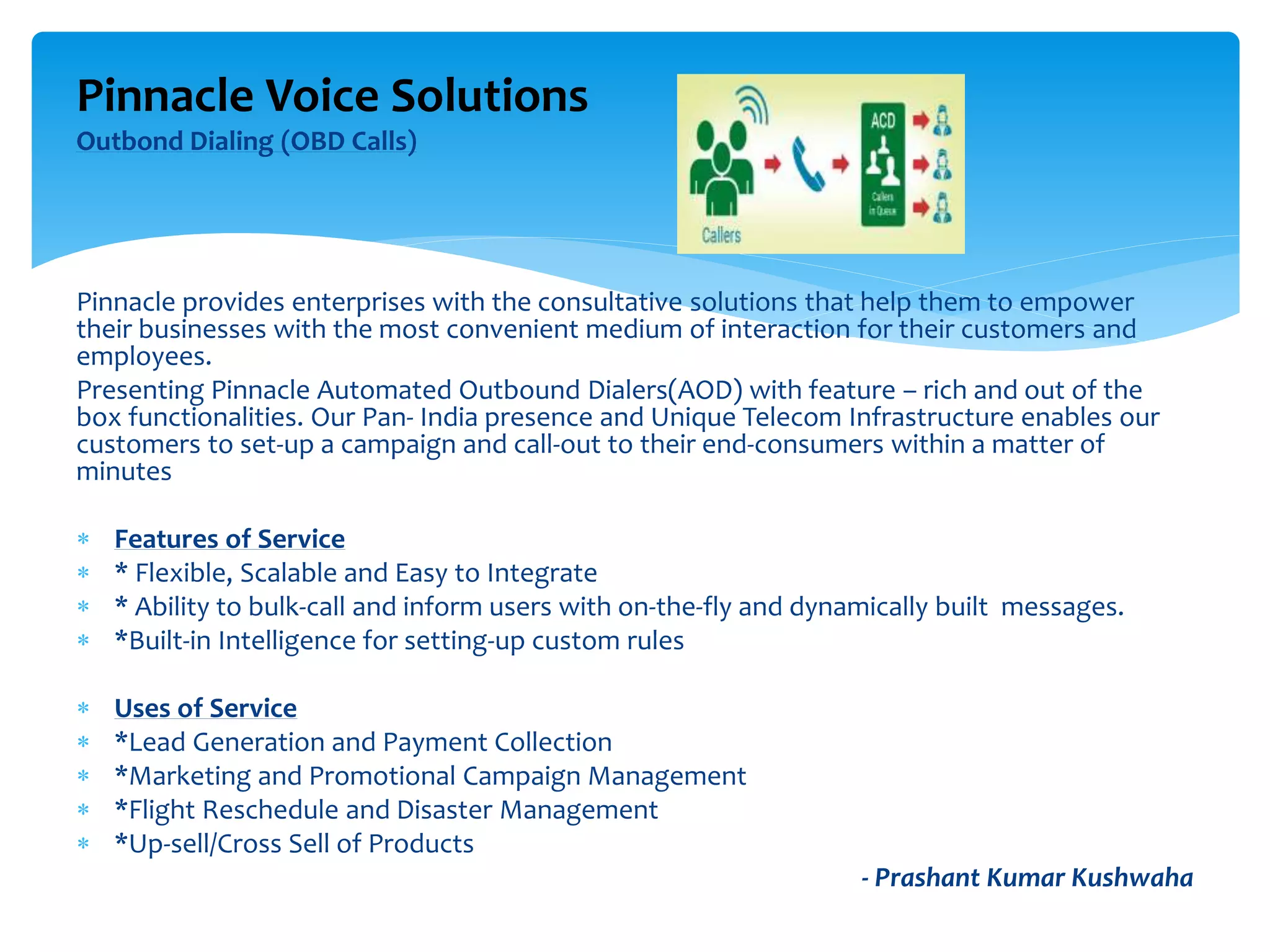 Pinnacle Teleservices Pvt Ltd Pptx
