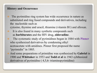 Pinner pyrimidine synthesis | PPT