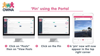 OWNA Childcare Apps: How to Pin a Post | PDF