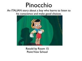 Pinocchio class slideshow | PPT