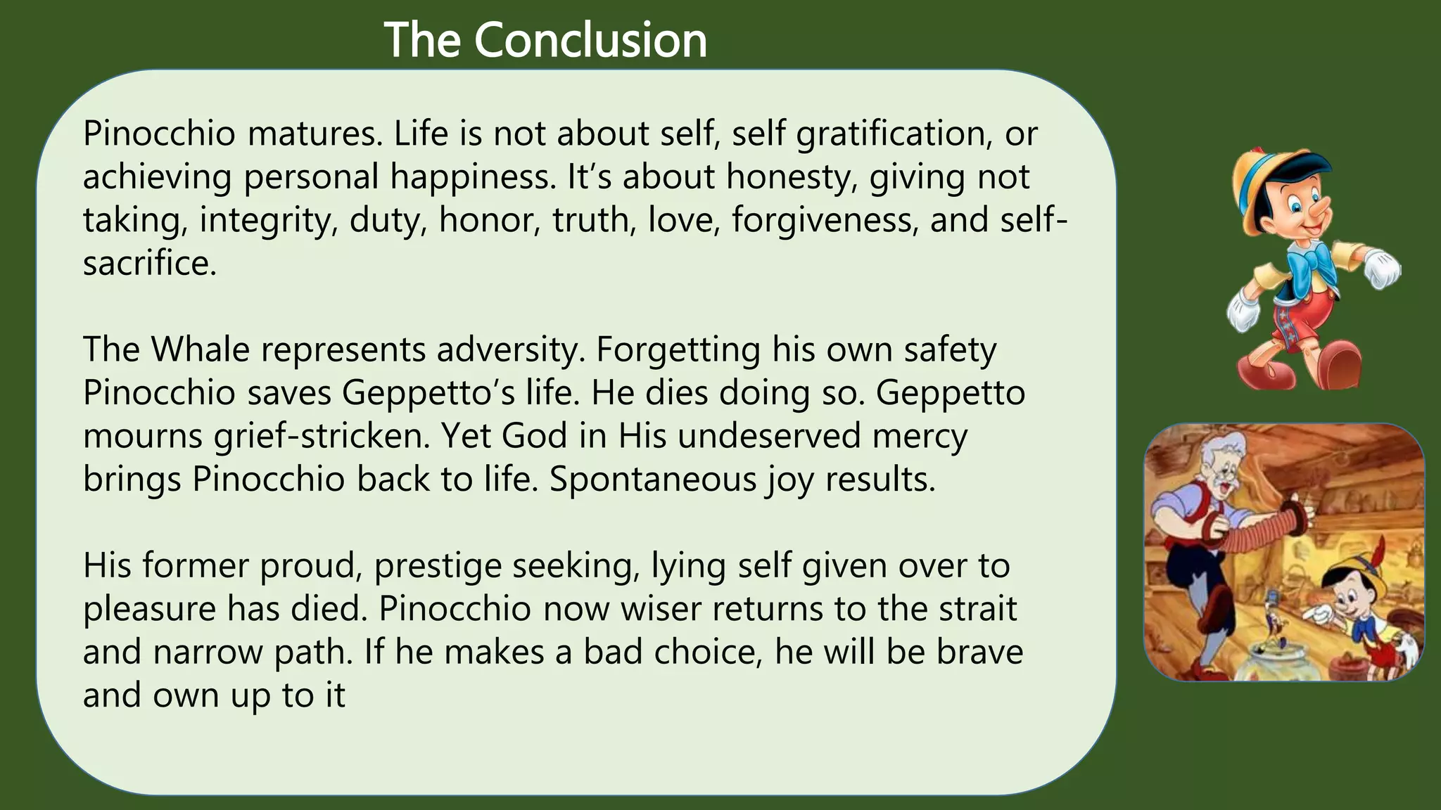 Pinocchio November 2022 Part II | PPTX