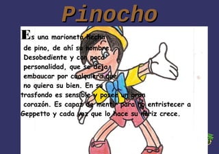 Pinocho valores | ODP