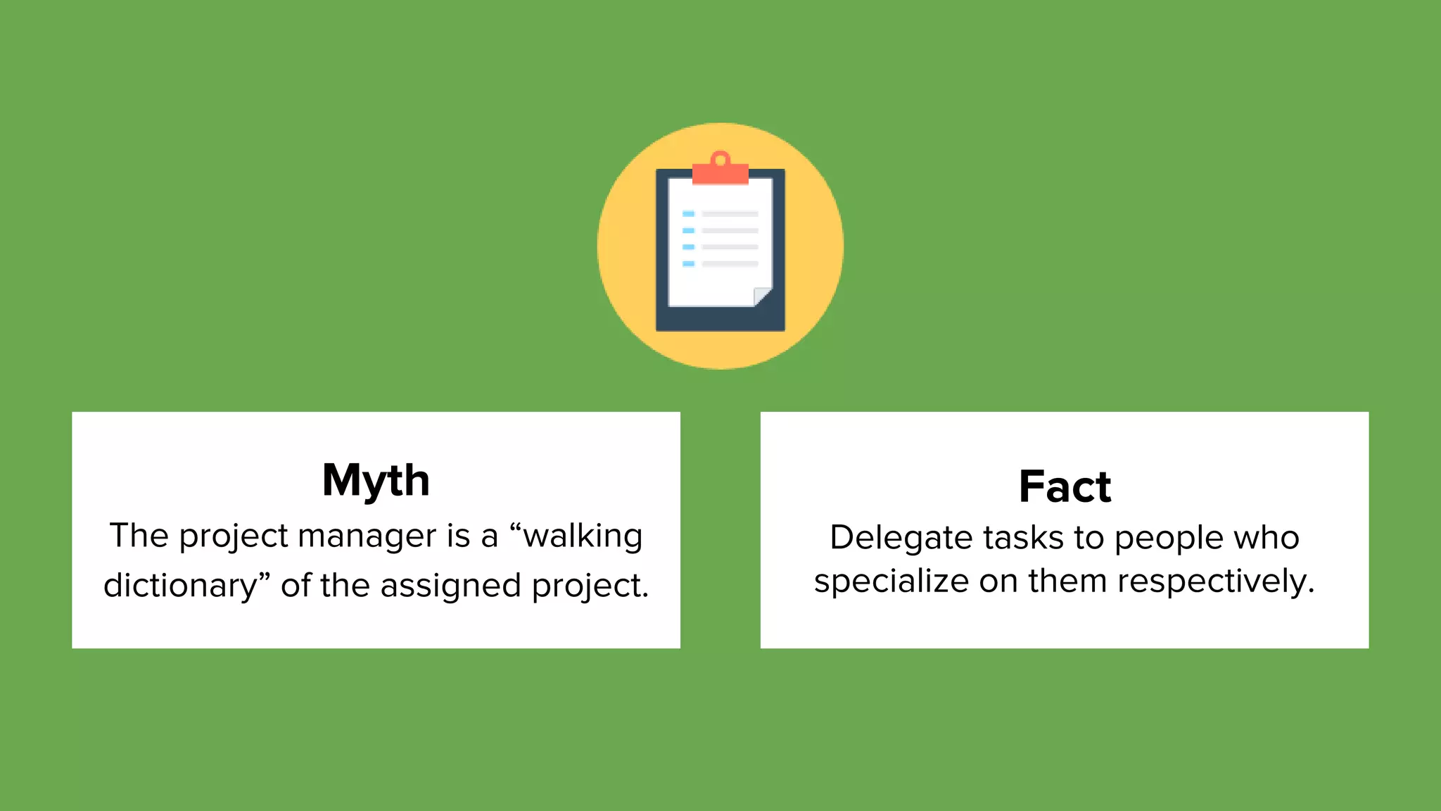 Myths of Construction Project Management | PPT