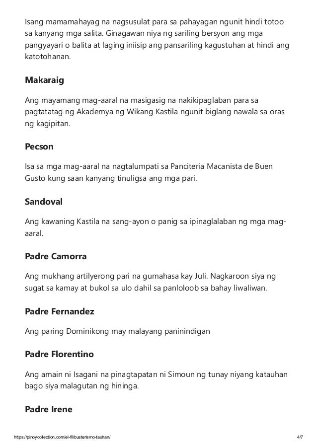 Ano Ang Katangian Ni Hermana Penchang Sa El Filibusterismo Ano Ang Katangian Ni Hermana Penchang Sa El Filibusterismo