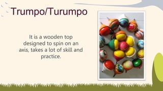 Filipino Culture: Pinoy Street Games.pptx | Casinos & Gambling ...