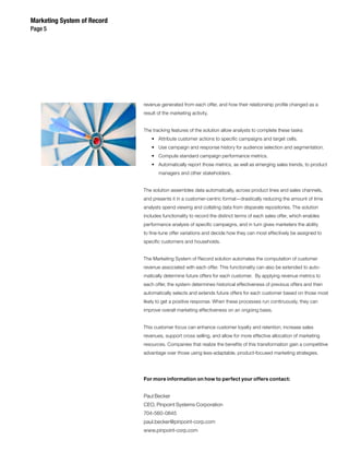 Perfecting the Right Next Offer | PDF