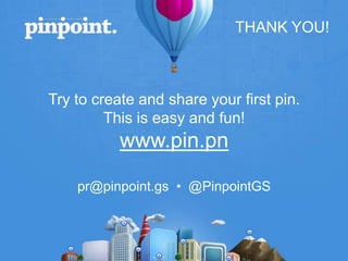 Pinpoint Pitch Presentation Dec 2011 | PPTX | Social Networking | Internet