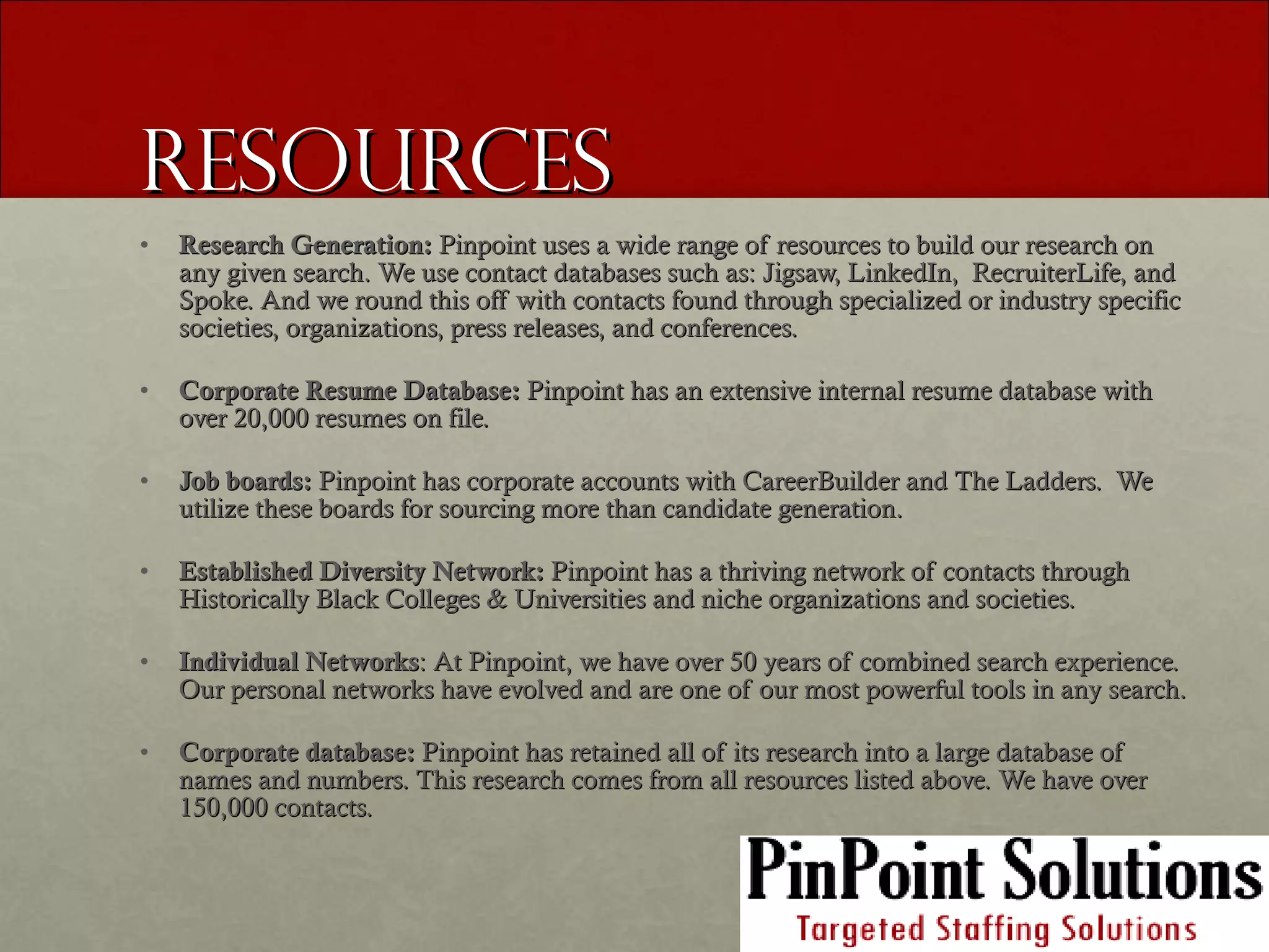 Pin Point Solutions Introduction | PPT