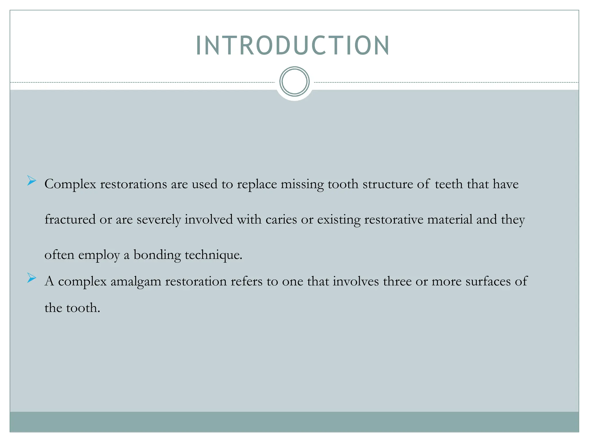 PIN RETAINED RESTORATIONS in restorative dentistry | PPTX