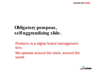 Pinstorm Tips On Real Time Brand Management | PPS