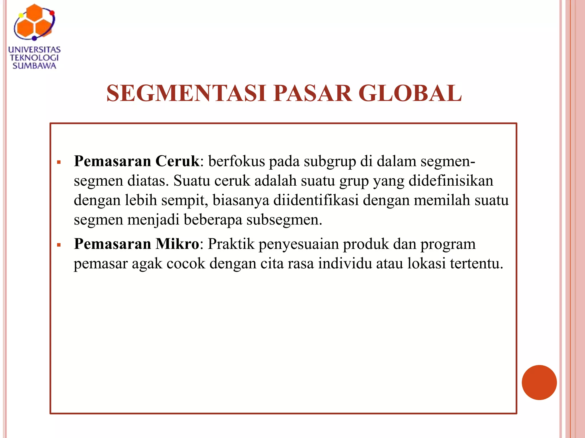 Strategi Pemasaran Internasional | PPTX