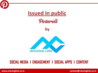 Pinterest - Quick Overview | PPT