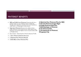Pinterest : Complete Guide Step Wise | PDF