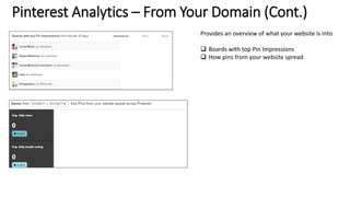 Understanding Pinterest Analytics | PPT