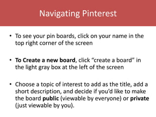 AGE Computer Lab: Pinterest | PPTX