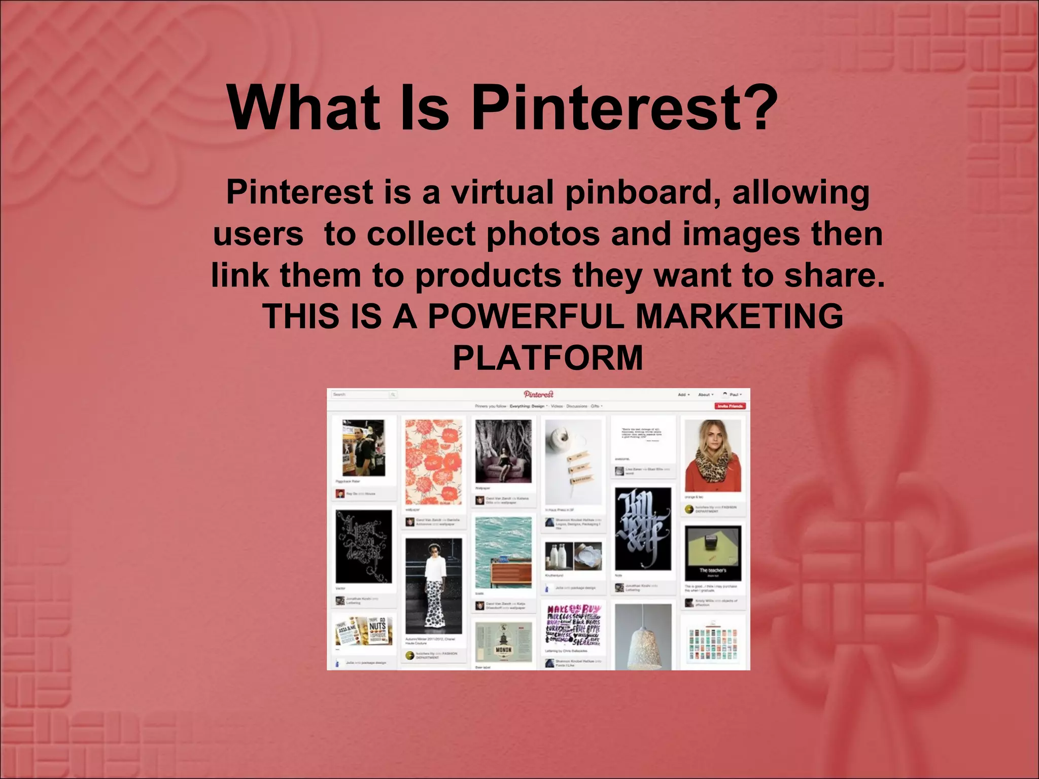 Pinterest explained by peter yexley | PPT