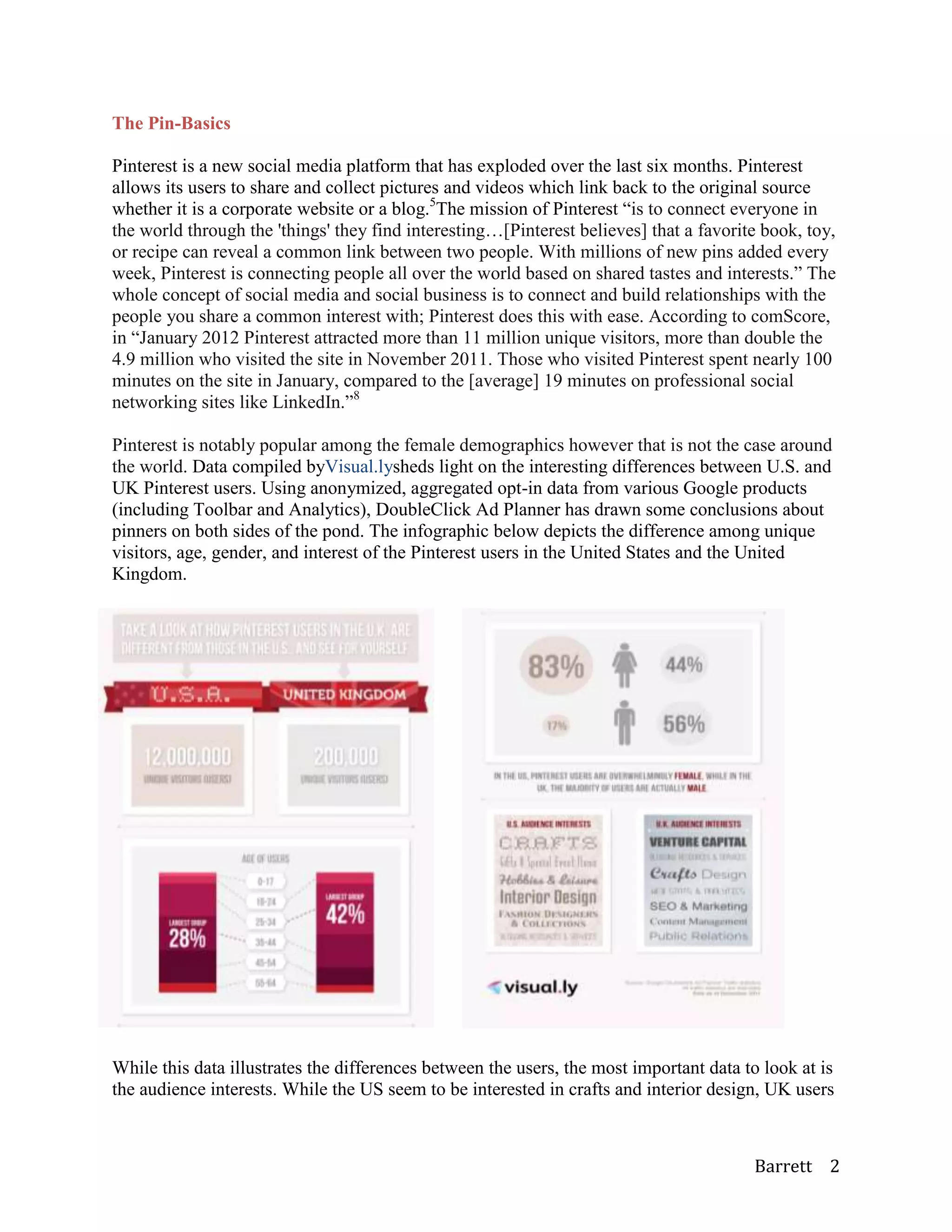 Pinterest Report | DOCX