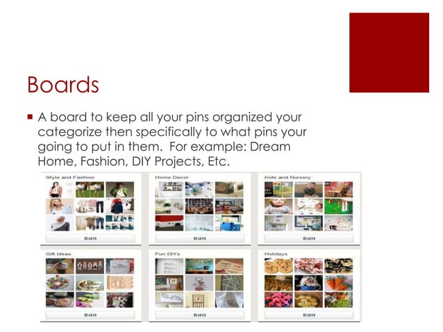 Pinterest slide share | PPTX