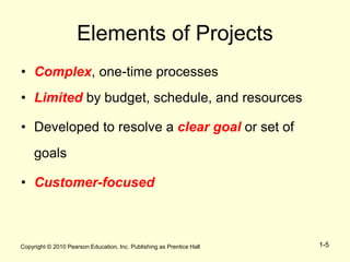 project management introduction chapter 1 | PPT