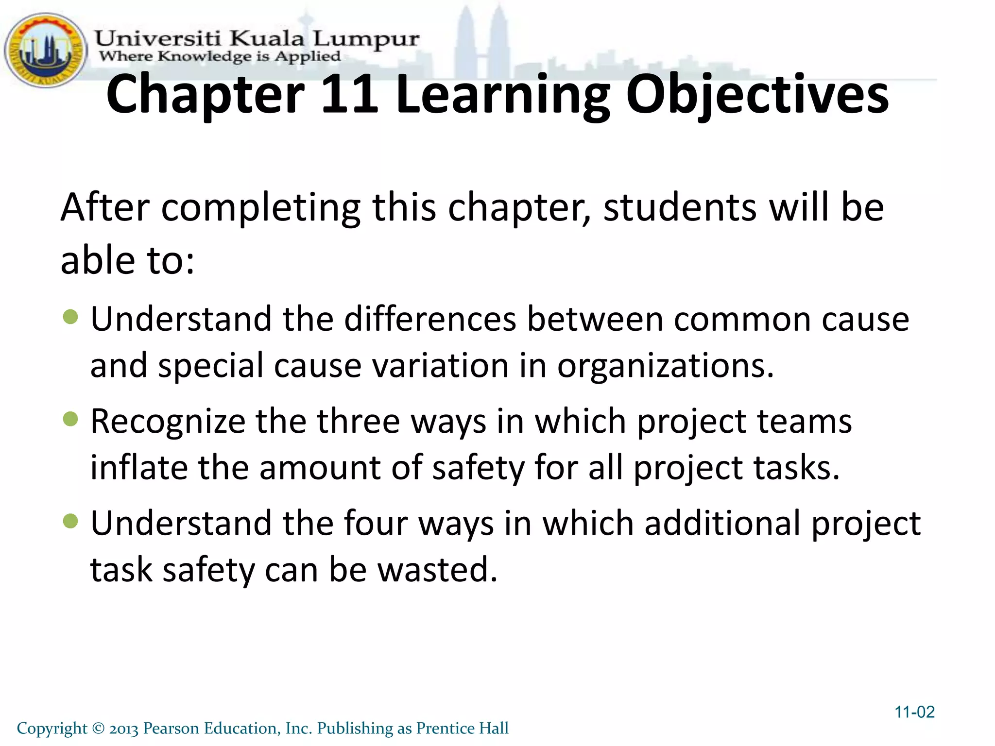 Project Management Ch11 Project Scheduling Critical Chain | PPT