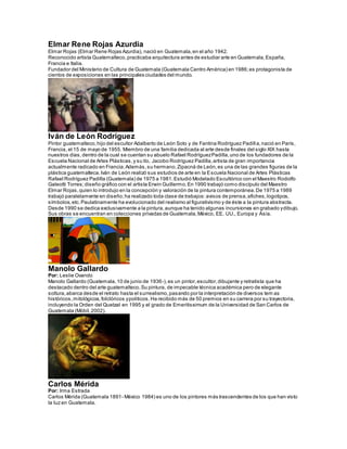 10 Pintores guatemaltecos | DOCX