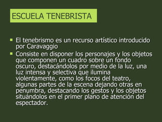 Pintura Barroca. Caravaggio | PPT