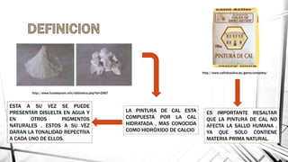 PINTURA A BASE DE CAL | PPTX