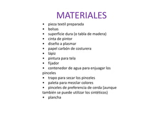 Pinturaen tela presentacion | PPTX