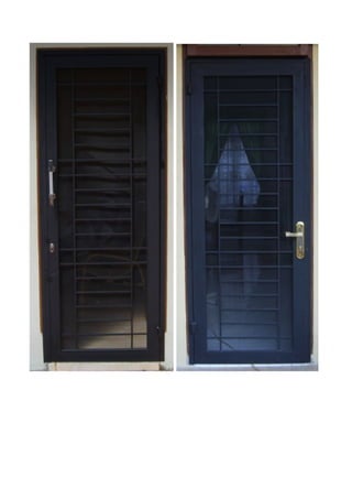 Pintu teralis besi | PDF