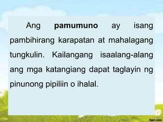 Pinuno at Pamumuno sa Aking Komunidad | PPTX