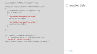 P/Invoke - Interoperability of C++ and C# | PPT