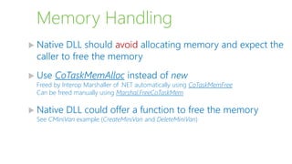 P/Invoke - Interoperability of C++ and C# | PPT