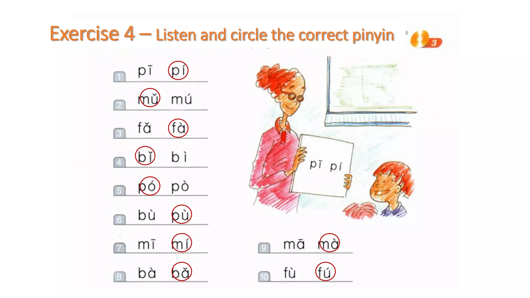 Pinyin 01 Vowels, consonants and tones | PPT